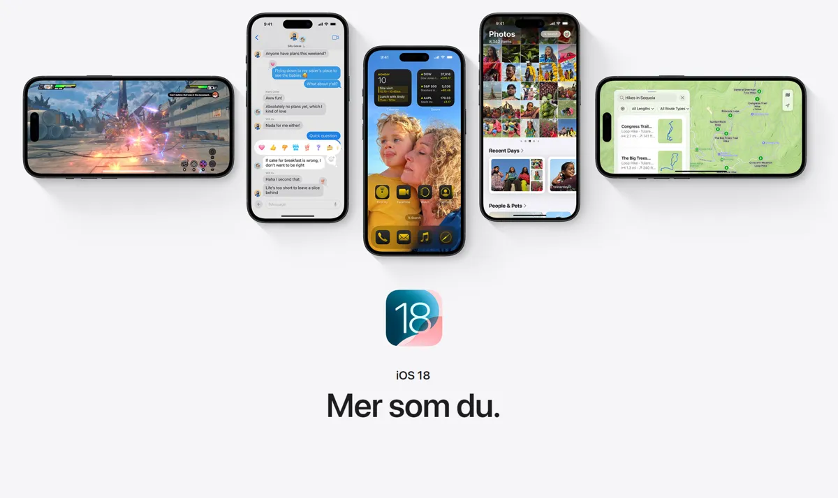 Viktigaste nyheterna i nya iOS 18 - MONC
